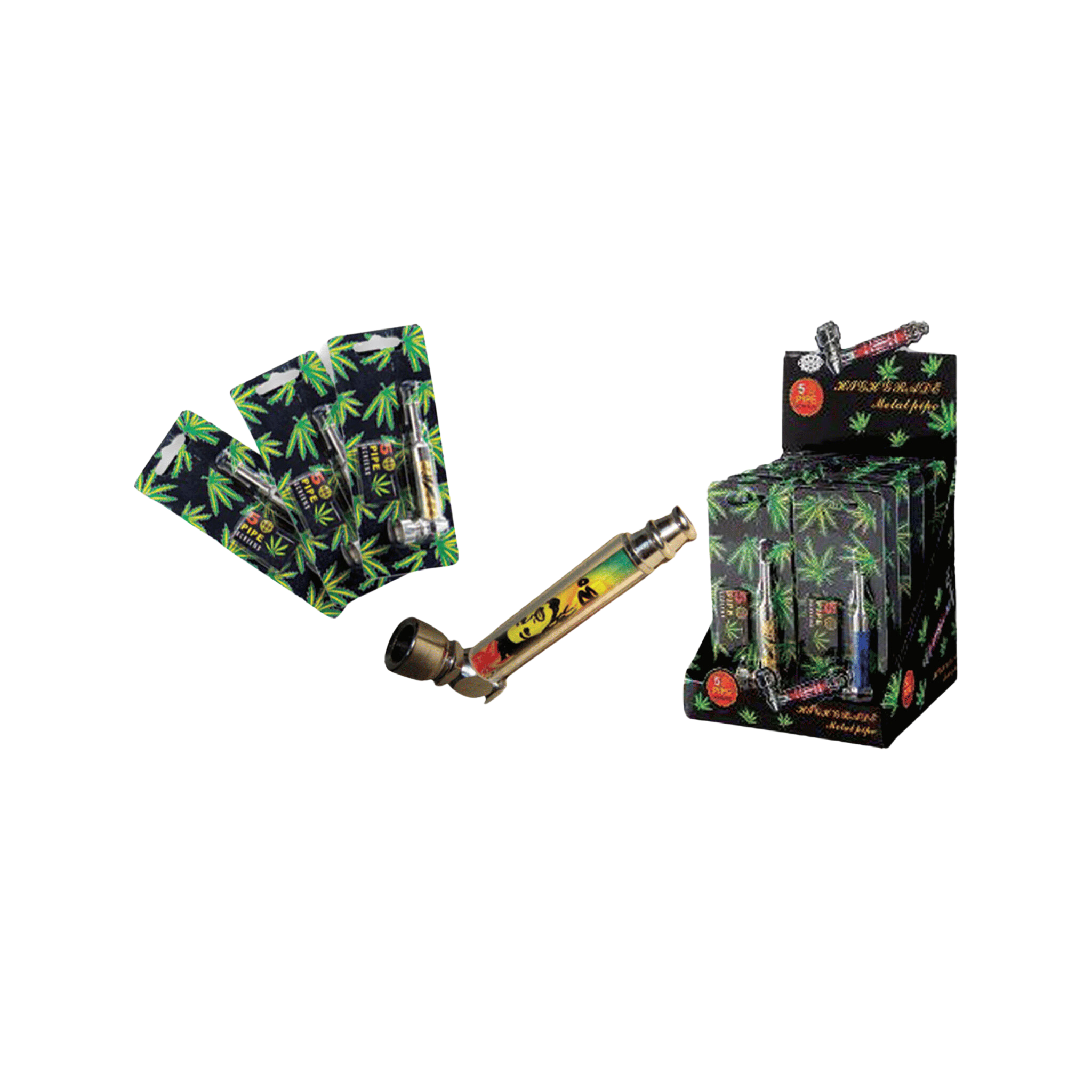 Assorted Large Rasta Pipes – IE Global B2B